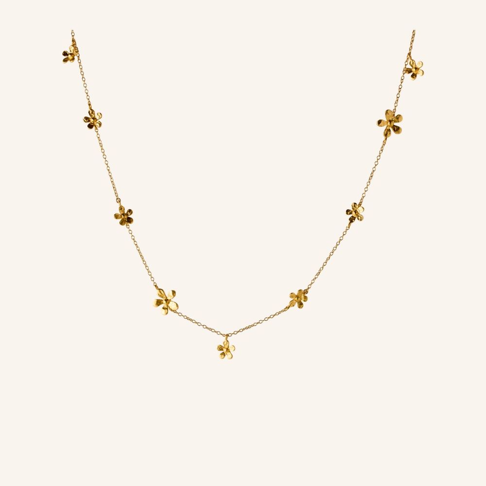 Pernille Corydon Gold Poppy Necklace| Calvert Jones