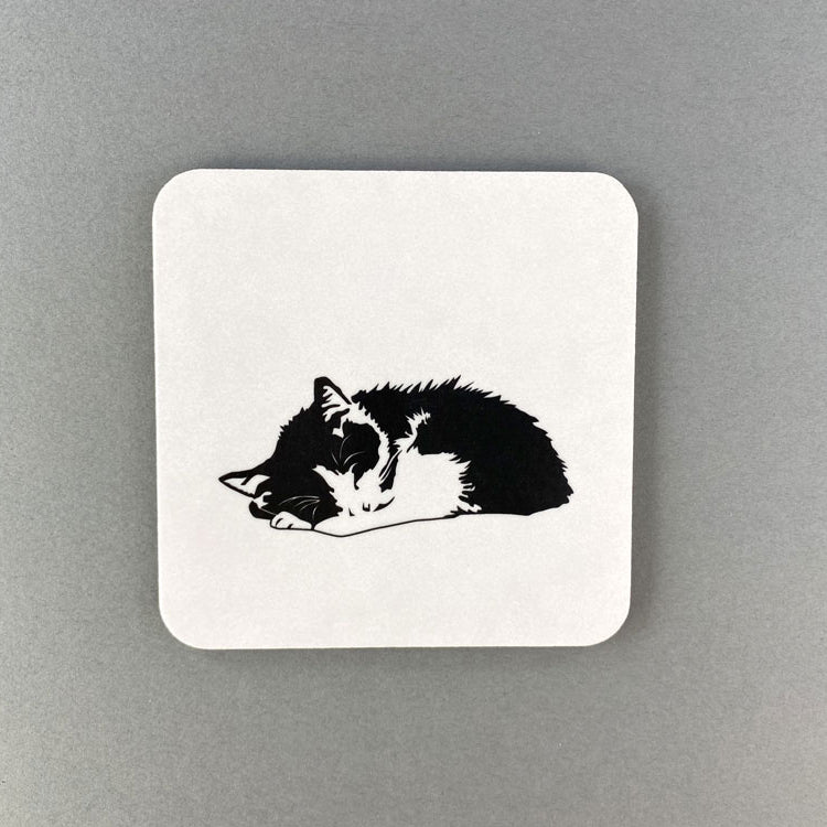Sleeping Kitten Drinks Coaster – Calvert Jones