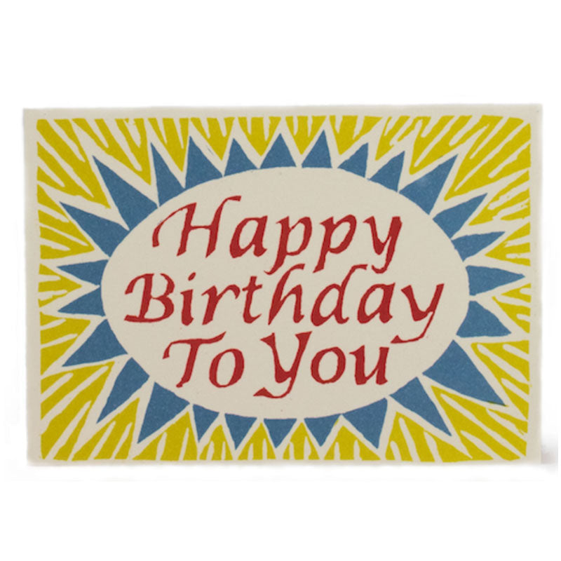 Happy Birthday to You Card – Calvert Jones